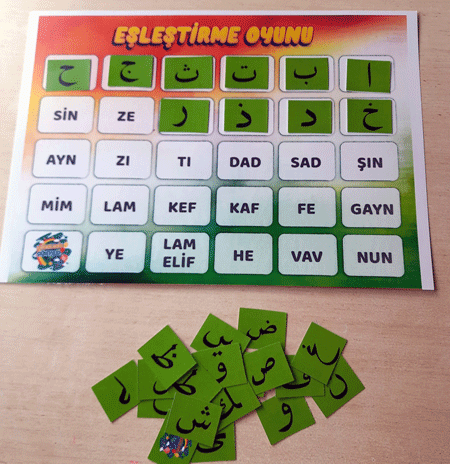 Elif Ba Harf Eşleştirme Oyunu - etkinlikdenizi.com