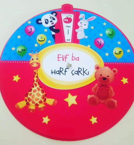 Elif Ba Harf Çarkı - etkinlikdenizi.com